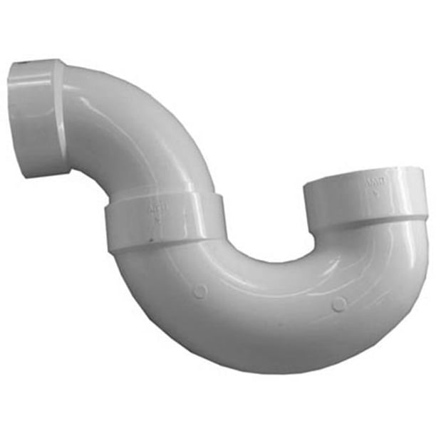 Genova Products 78540 4 in. Schedule 40 PVC P-Trap - Walmart Business ...