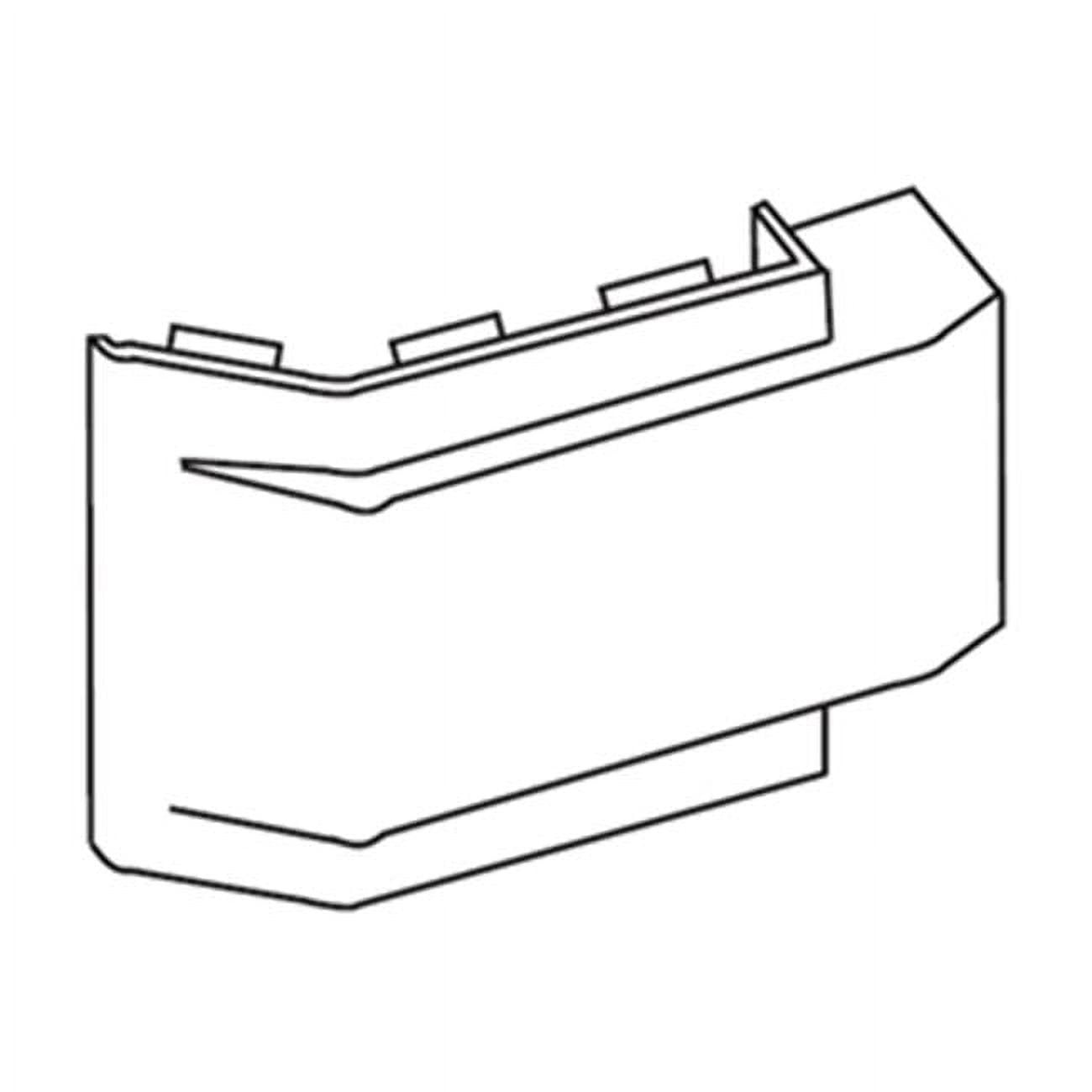 Genova Products GNVWM126 Wire Channel Moulding Horizontal Adapter ...