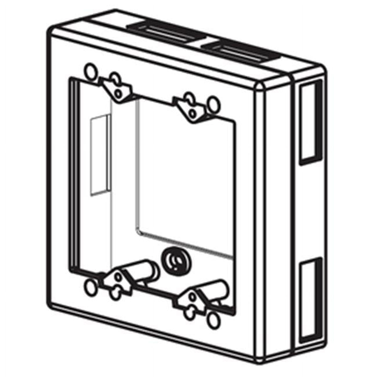 Genova Products GNVWM244 Wire Channel Mini-Trunking Double gang Box ...