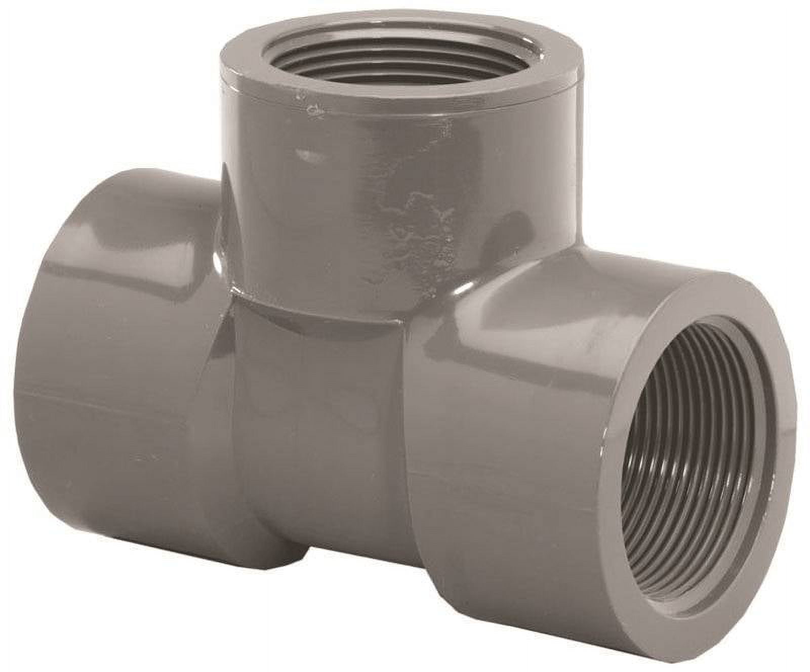 Genova Products Inc 354588 1 in. FIP Schedule 80 PVC Fitting Tee ...