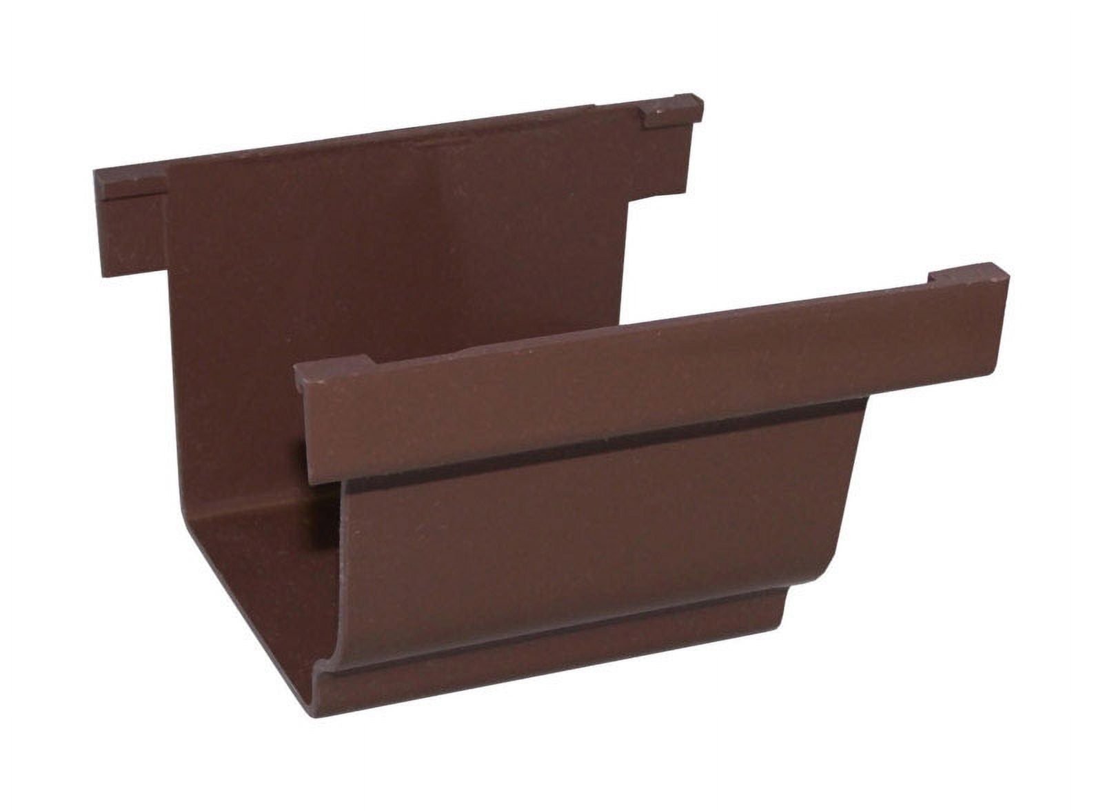 Genova Repla K 5 in. H x 5 in. W x 5 in. L Brown Vinyl K Gutter ...