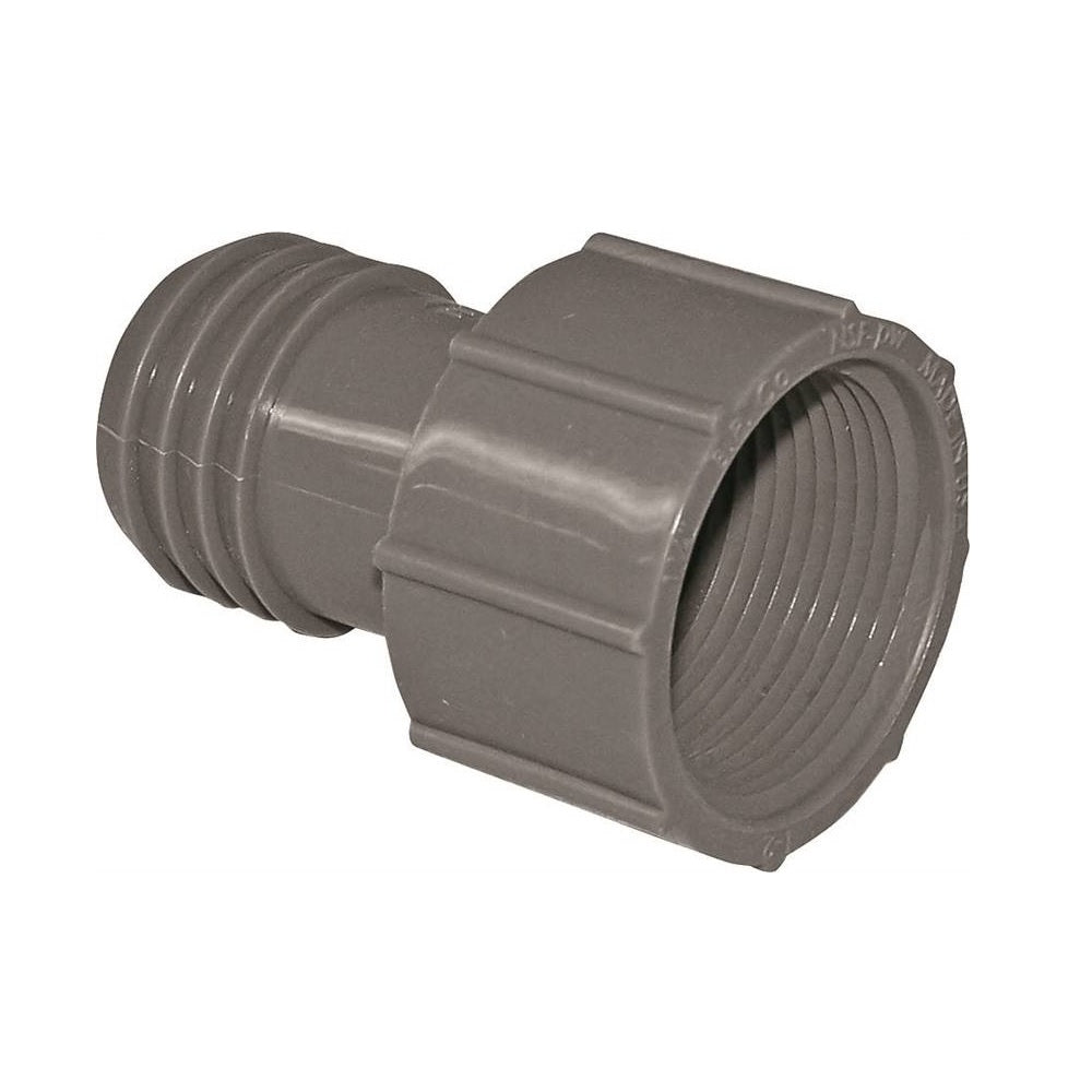 Genova UPVCFA-12 Female Insert Polypropylene Hose Adapter, 1-1/4 in Insert x FIP, Each - Walmart.com