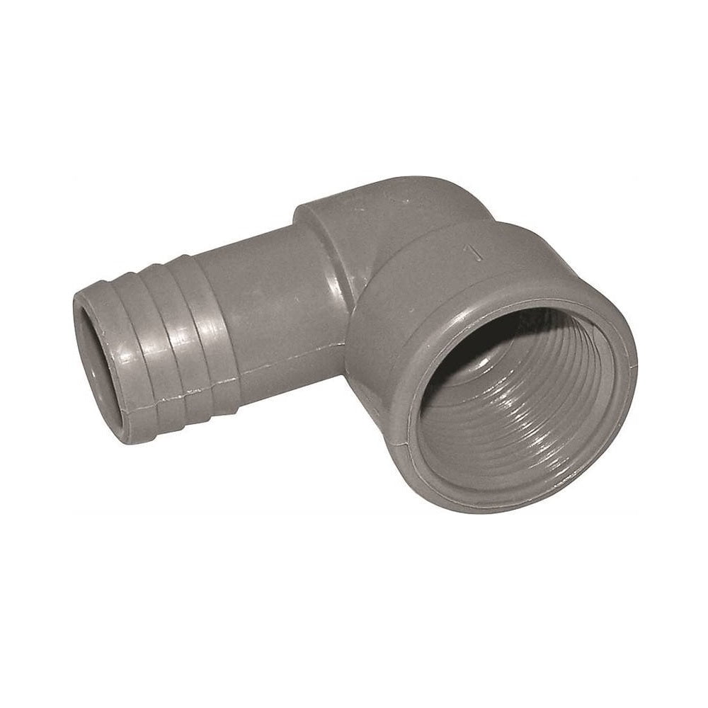 Genova UPVCFE-05 Male Polypropylene Insert Elbow, 1/2 in Insert x FIP ...