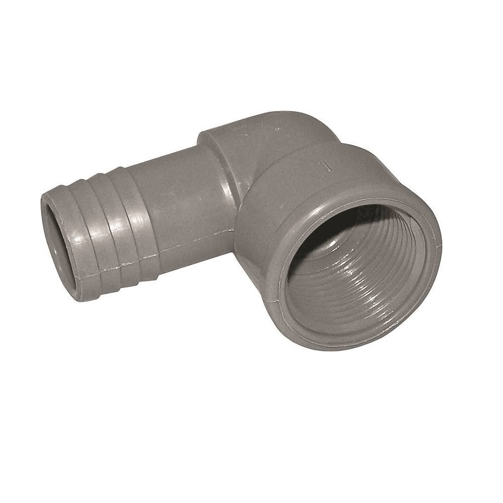 Genova UPVCFE-07 Female Polypropylene Insert Elbow, 3/4 Inch Insert x ...