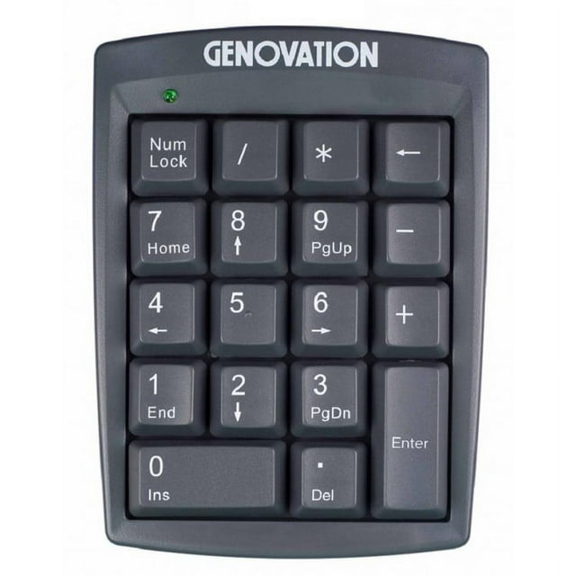 Genovation Micropad 631 USB & PS/2 Numeric Keypad - Walmart.com