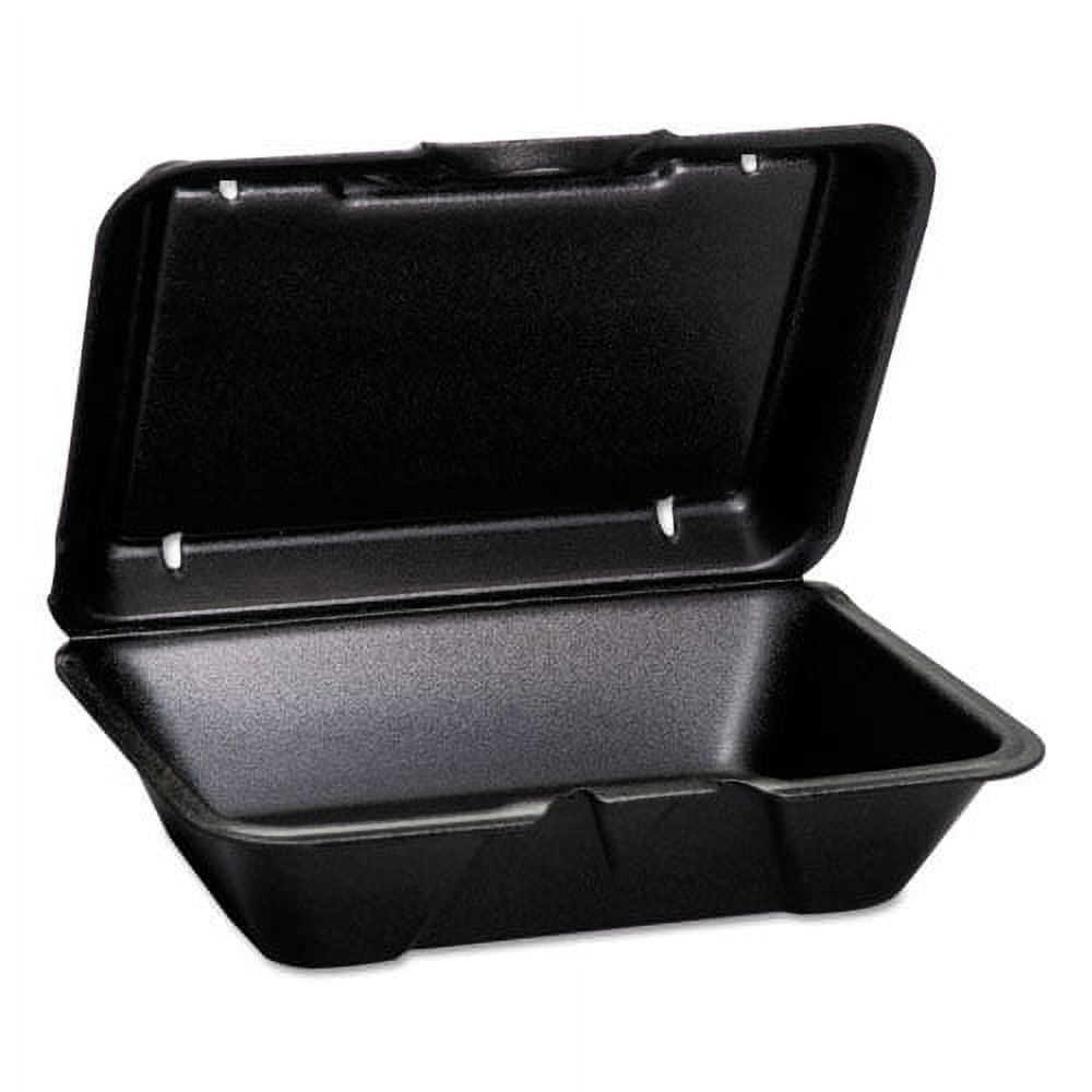 Genpak Hinged-Lid Foam Carryout Containers Deep 9 1/4x6 1/2x2 7/8 100/Bag 2 Bg/Ctn - GNP205003L ...