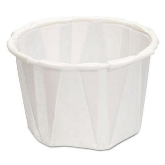 Genpak Paper Portion Cups 1.25 oz. White 250/Bag 20 Bags/Carton F125 ...