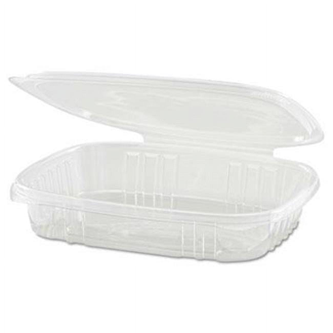 Genpak Plastic Hinged-Lid Deli Containers - Walmart.com