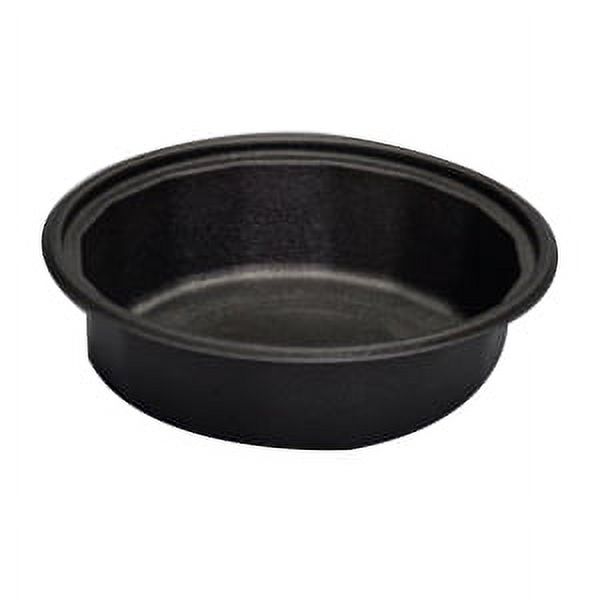 Genpak SmartsetPro Polypropylene Round Food Container Black, 24 oz ...