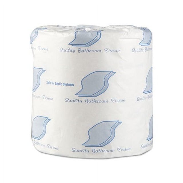 Genpak Standard Bath Paper Tissue Septic Safe, 1-Ply, White, 1,000 ...