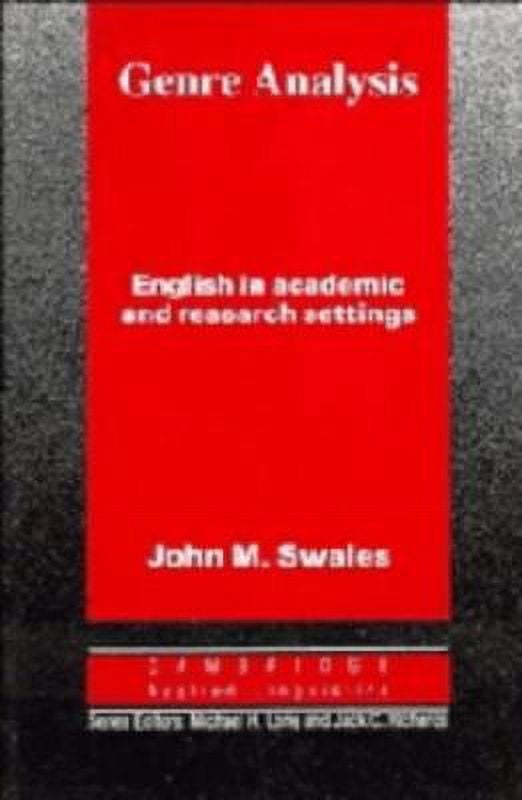 Pre-Owned Genre Analysis : English in Academic and Research Settings ... Pre-Owned Genre Analysis : English in Academic and Research Settings ...