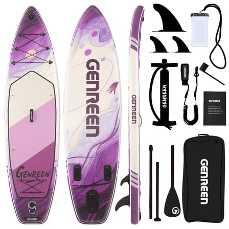 Body Glove Performer 11' Lightweight Inflatable Stand Up Paddle Board ...