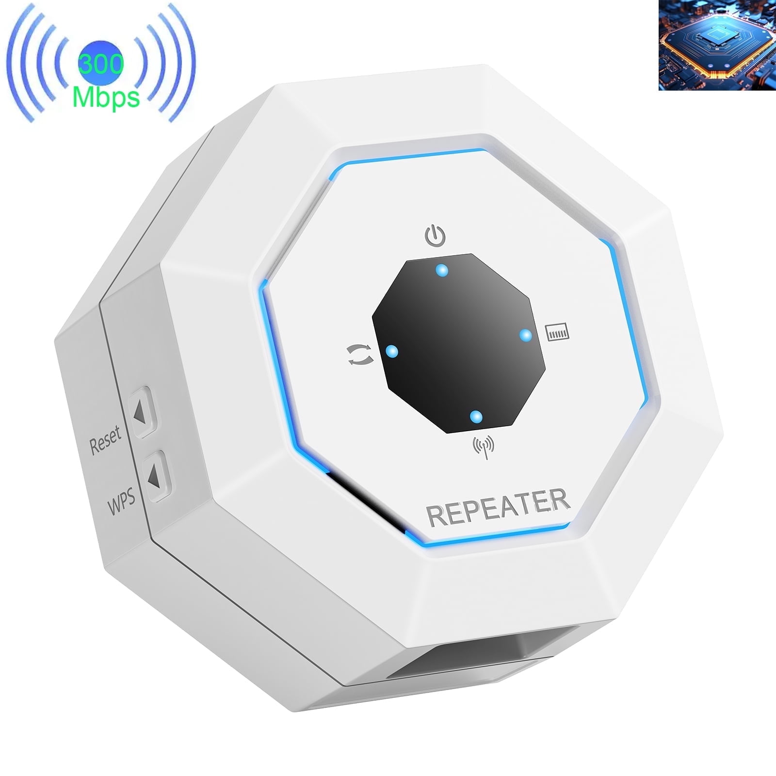 WiFi Extender Signal Booster for Home Wireless Internet Repeater Range ...