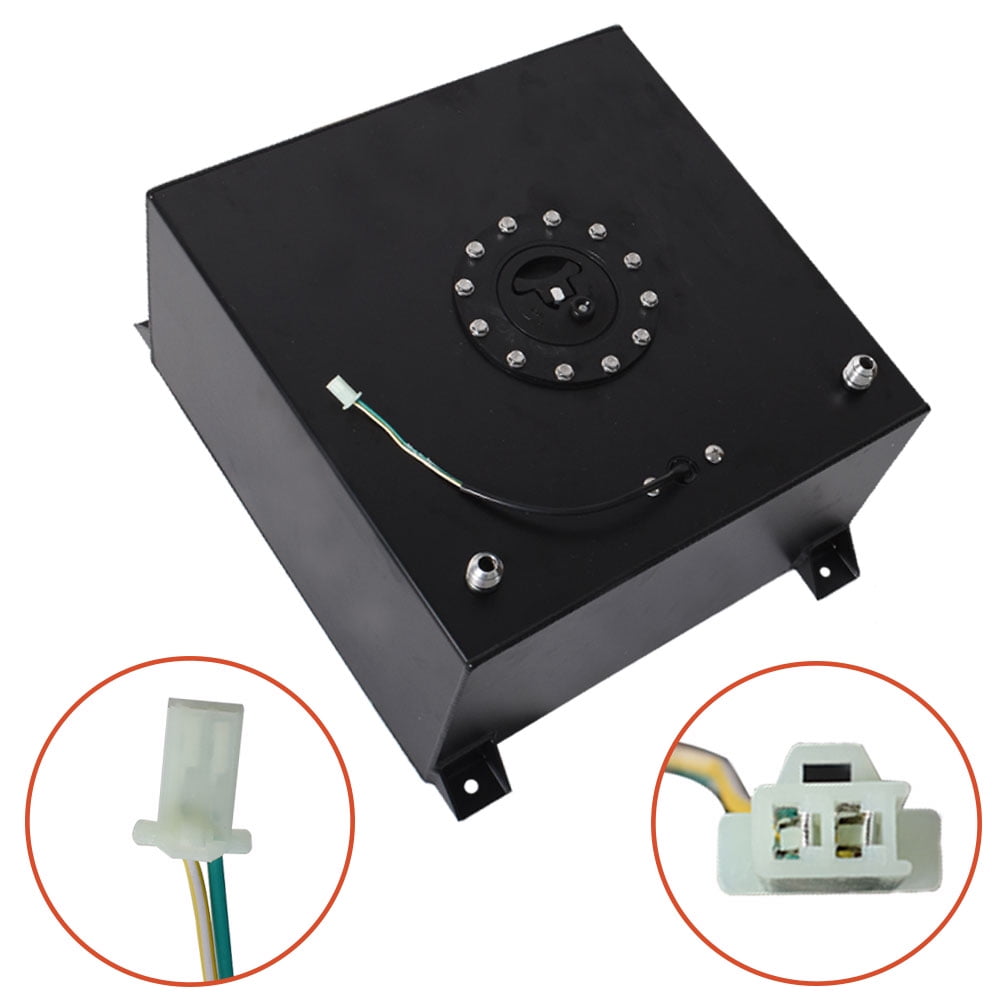 Genrics 10 Gallon Universal Fuel Cell Gas Tank Aluminum Polished Race ...