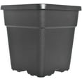 Genrics 10PCS Reusable 5 Gallon Square Nursery Pot, HDPE Plastic Grow ...