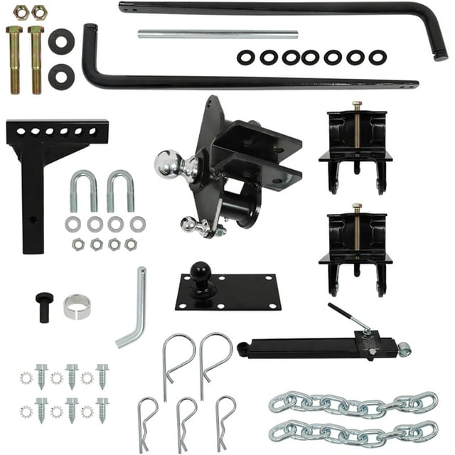 Genrics 1200lb RV Weight Distribution Hitch Interchangeable Spring Bars ...