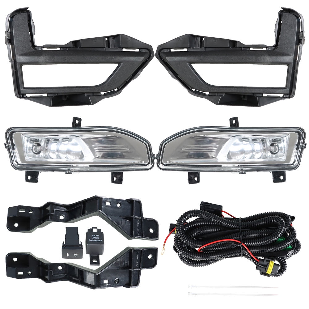 Genrics 2-Pack Driving Fog Lights Assembly with Switch Bezel Wires ...