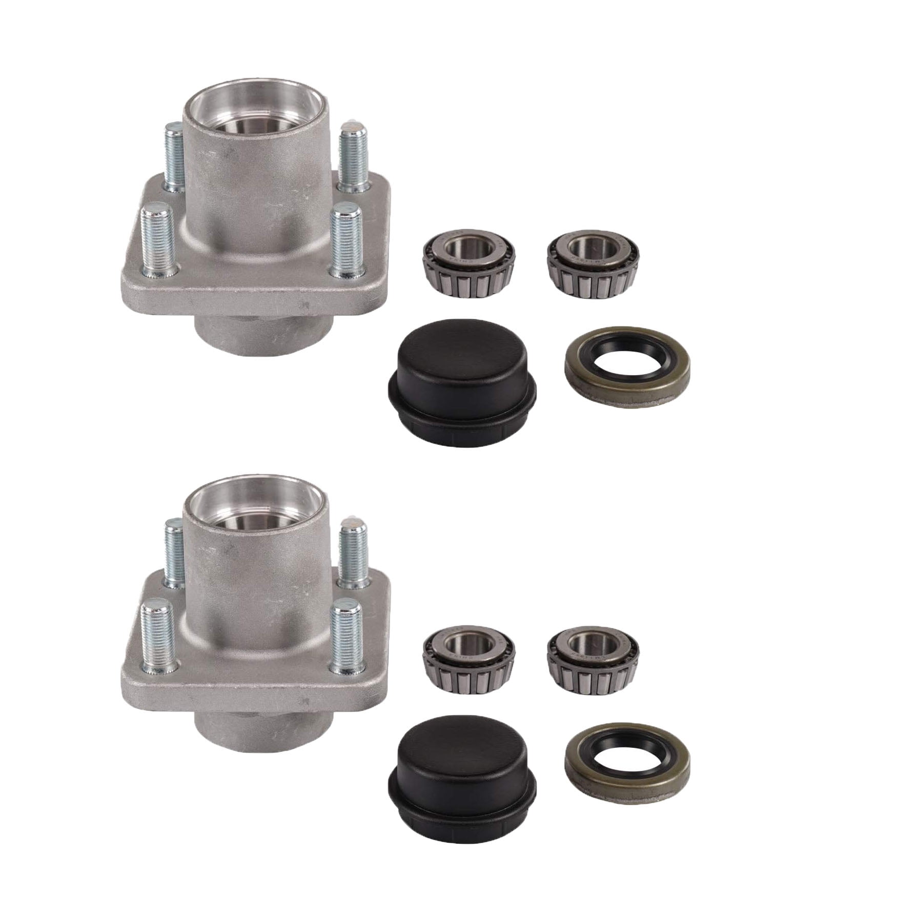 Genrics 2 - Pack Front Wheel Hub Kit with Bearings Seals Replacement ...