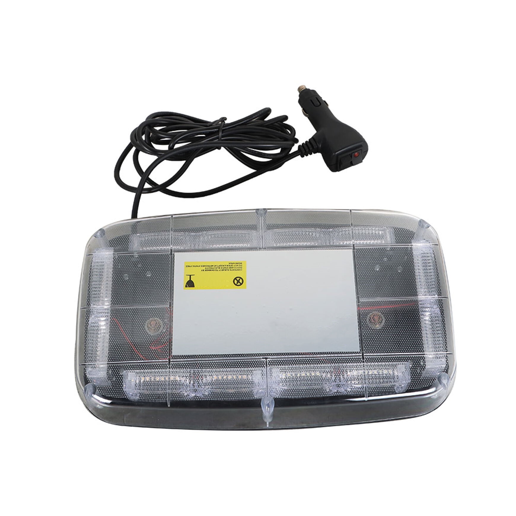 GENRICS 36 LED Roof Top Strobe Light, Amber/White, Waterproof, 15 ...