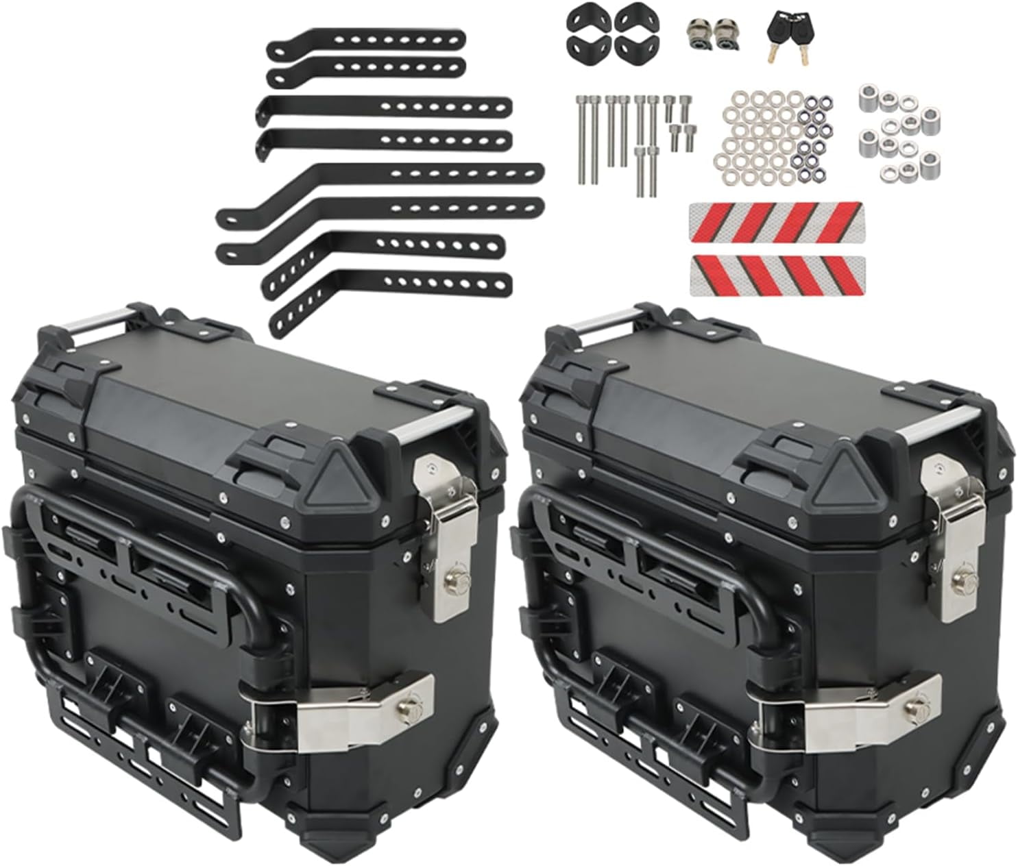 Genrics 36L Motorcycle Side Case with Mounting Bracket - Walmart.com