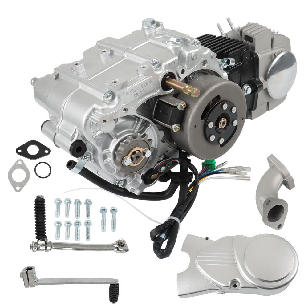 Genrics 4 Stroke 125cc Motorcycle Engine Single Cylinder Silver For ...