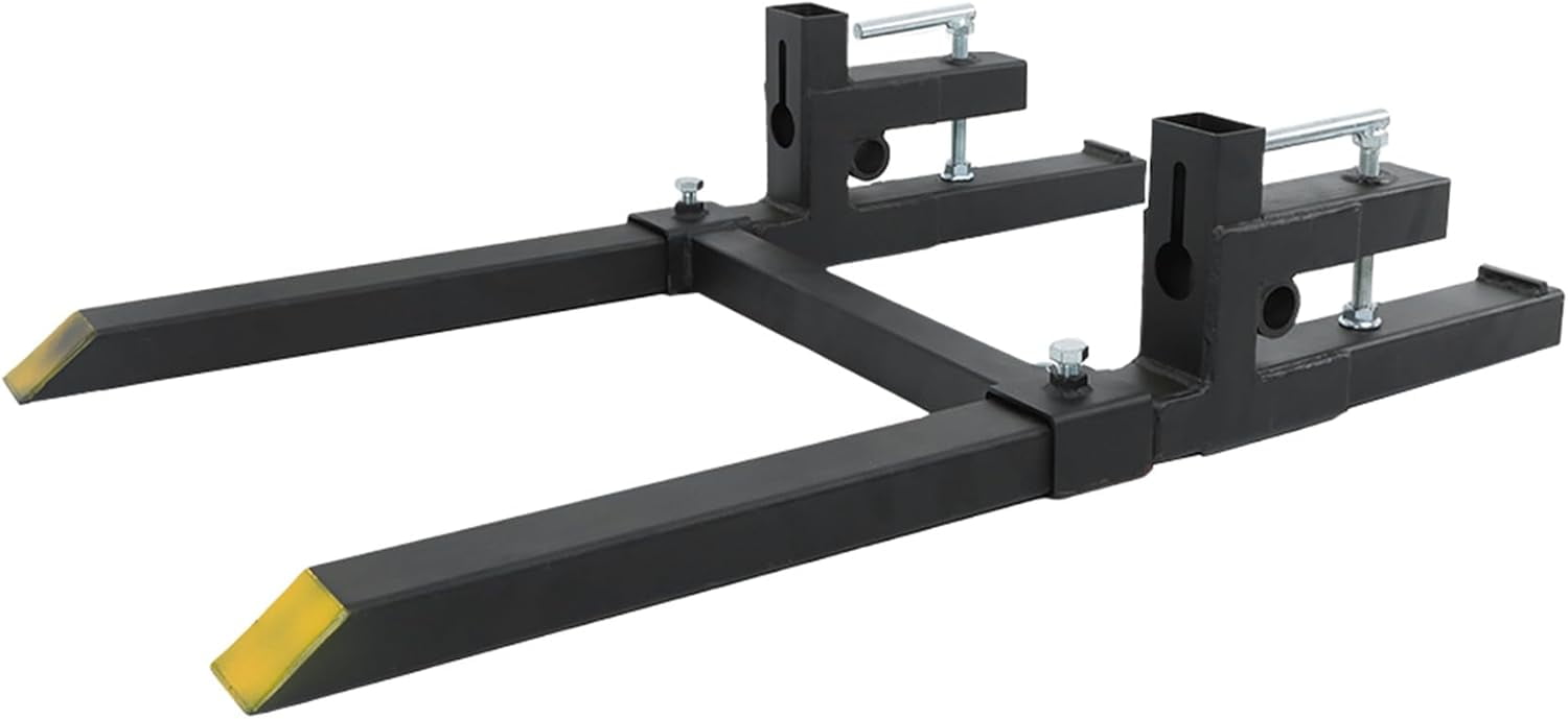 Genrics 43 Clamp on Pallet Forks, 2000lbs Heavy Duty Quick Attach ...