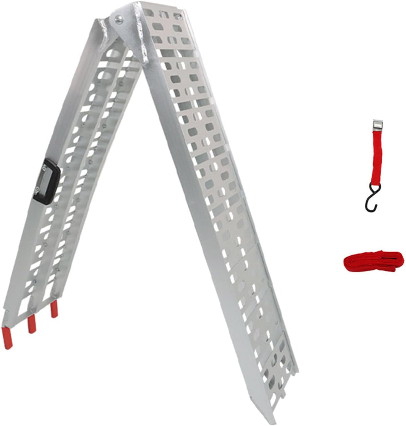 Genrics 7.5FT 750 LBS Capacity Aluminum Folding Loading Ramp Kit with ...