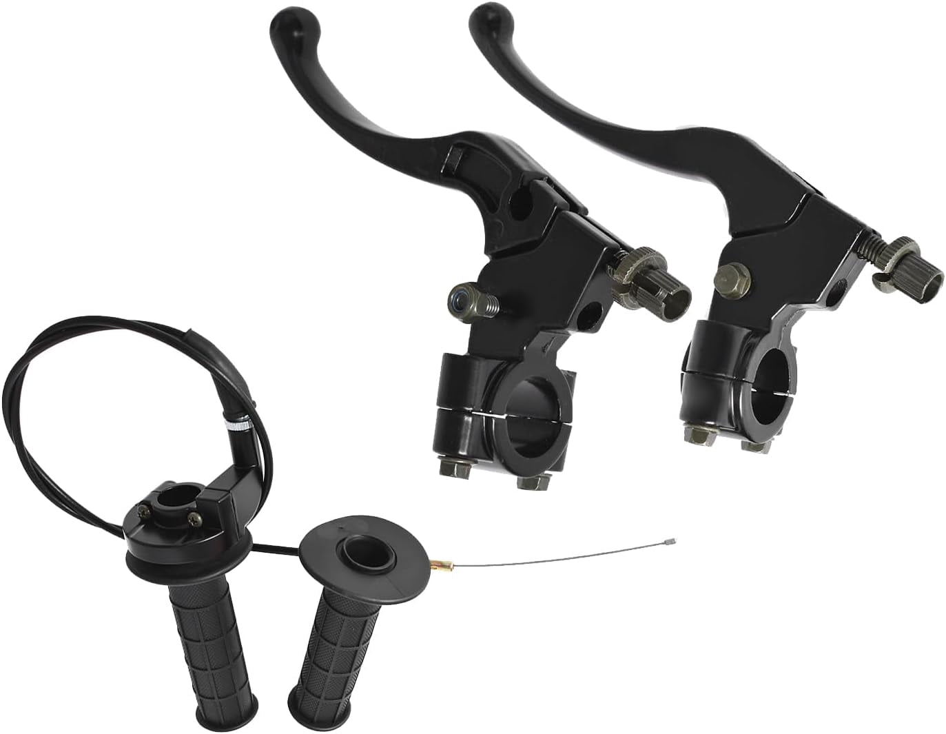 Genrics 7/8 Handlebar Grip Throttle Cable Clamp Clutch Brake Handle ...