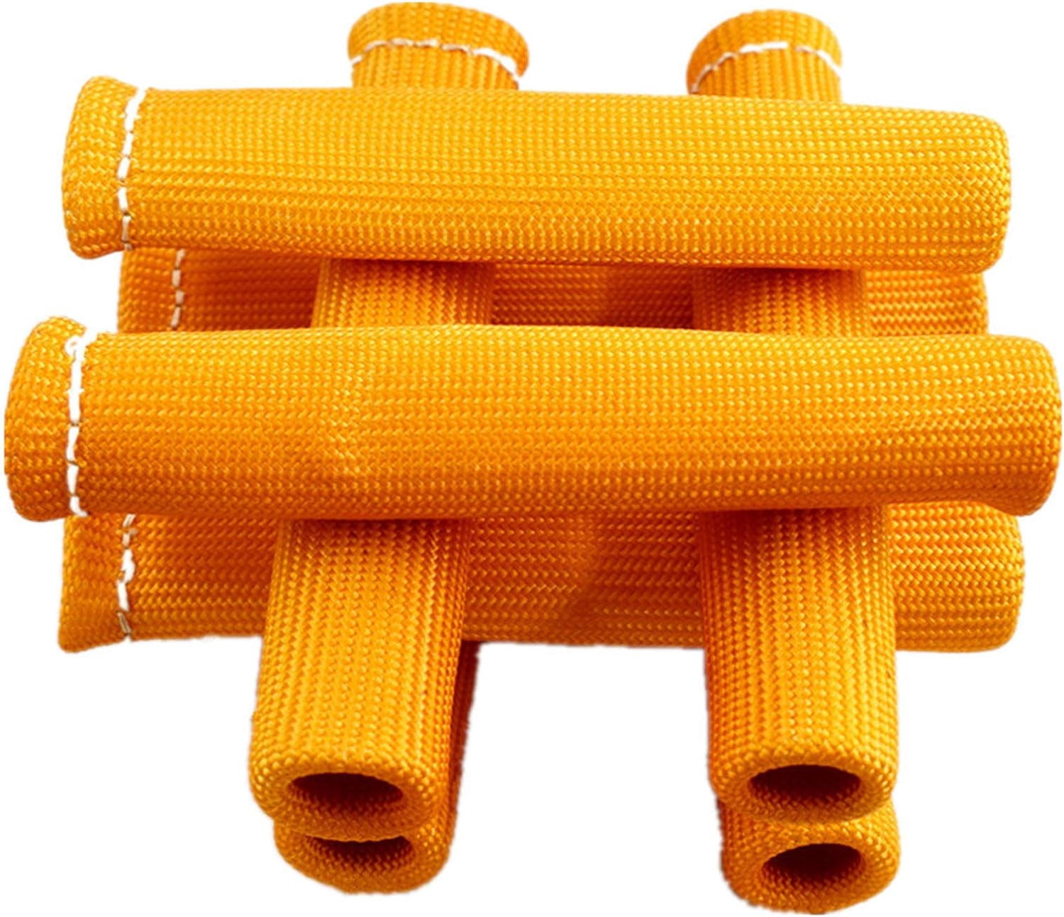Genrics 8X Orange 1200° SPARK PLUG WIRE BOOTS HEAT SHIELD PROTECTOR ...