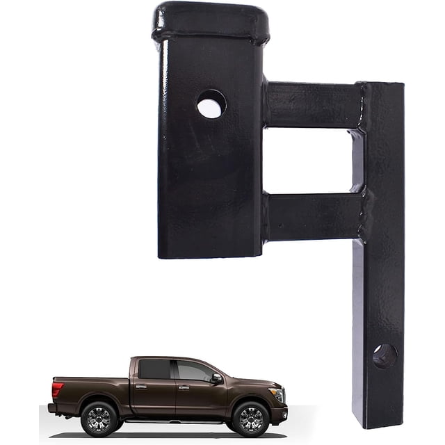 Genrics Car 1-1/4 Inch to 2 Inch Trailer Hitch Receiver Rise-Drop ...