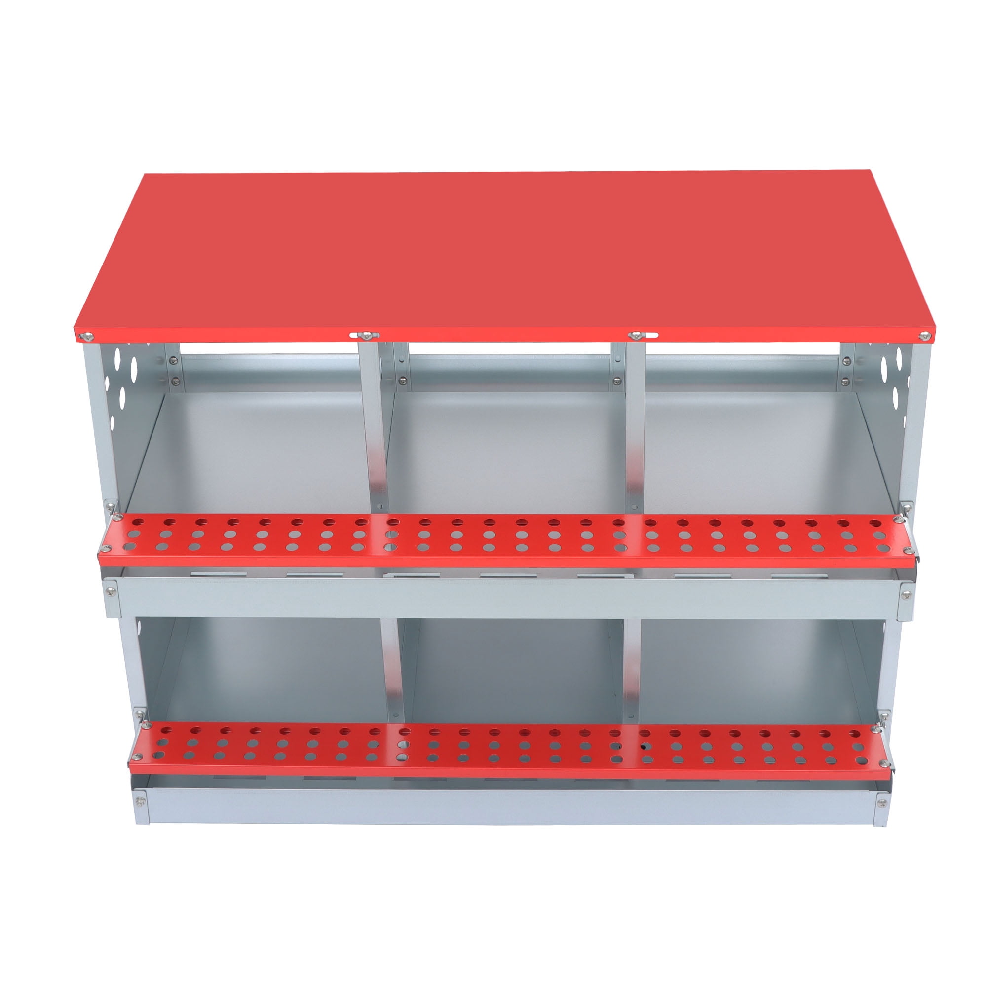 Genrics Chicken Nesting Boxes, 6 Hole Nesting Box for Chickens with ...