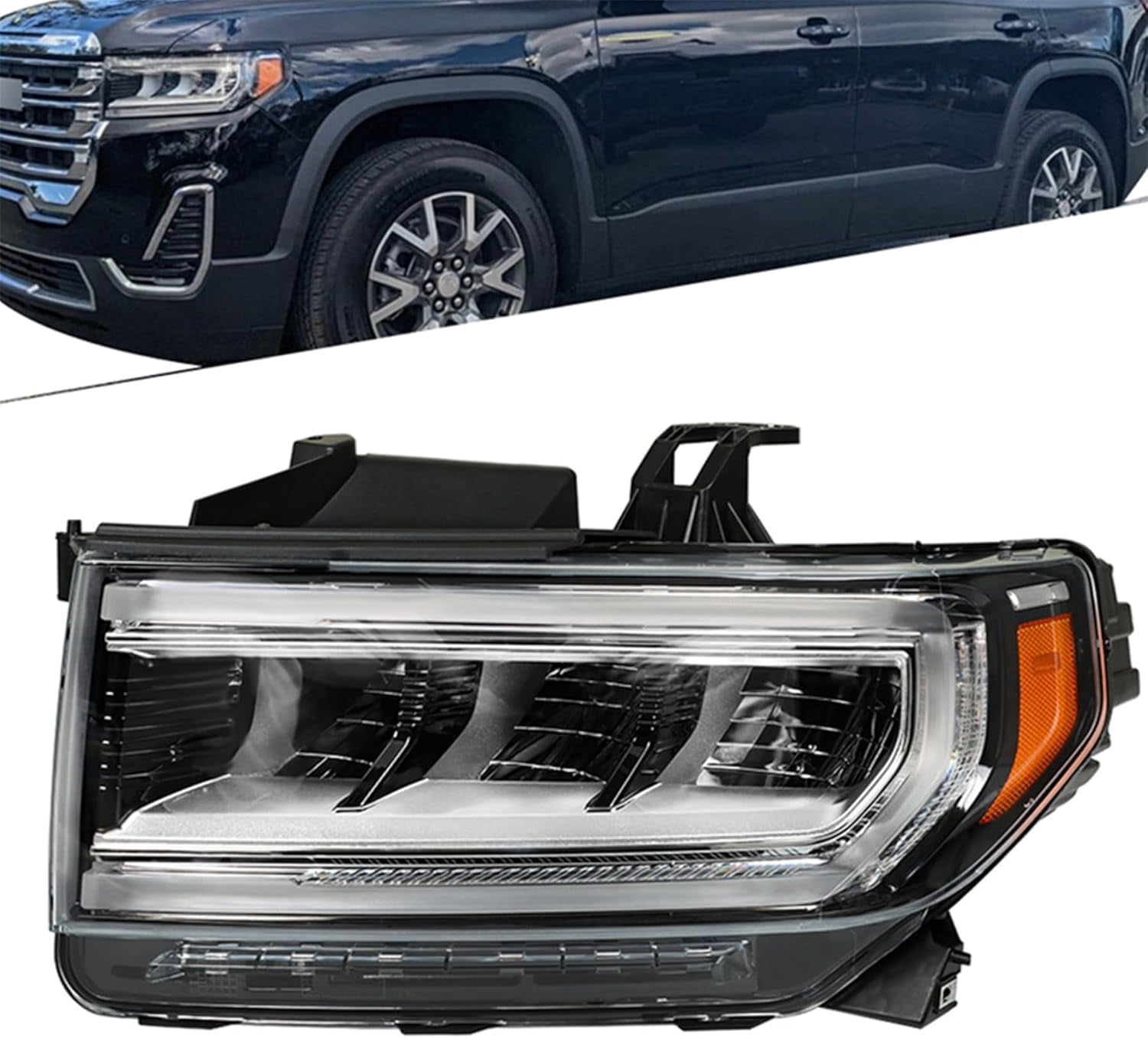Genrics Front Headlamp Assembly Replacement for Acadia SL SLE 2020 2021 ...