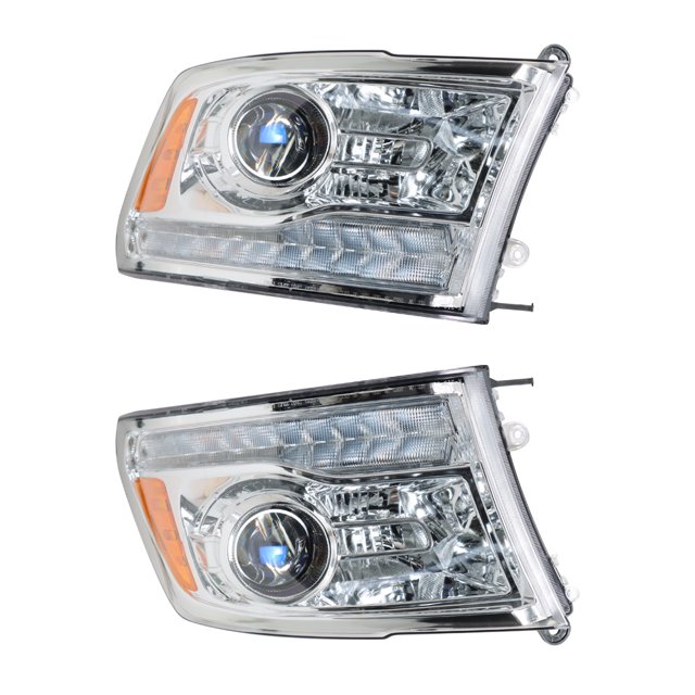 Genrics Front Headlamp Replacement for 2009-2018 Ram 1500 LED DRL ...