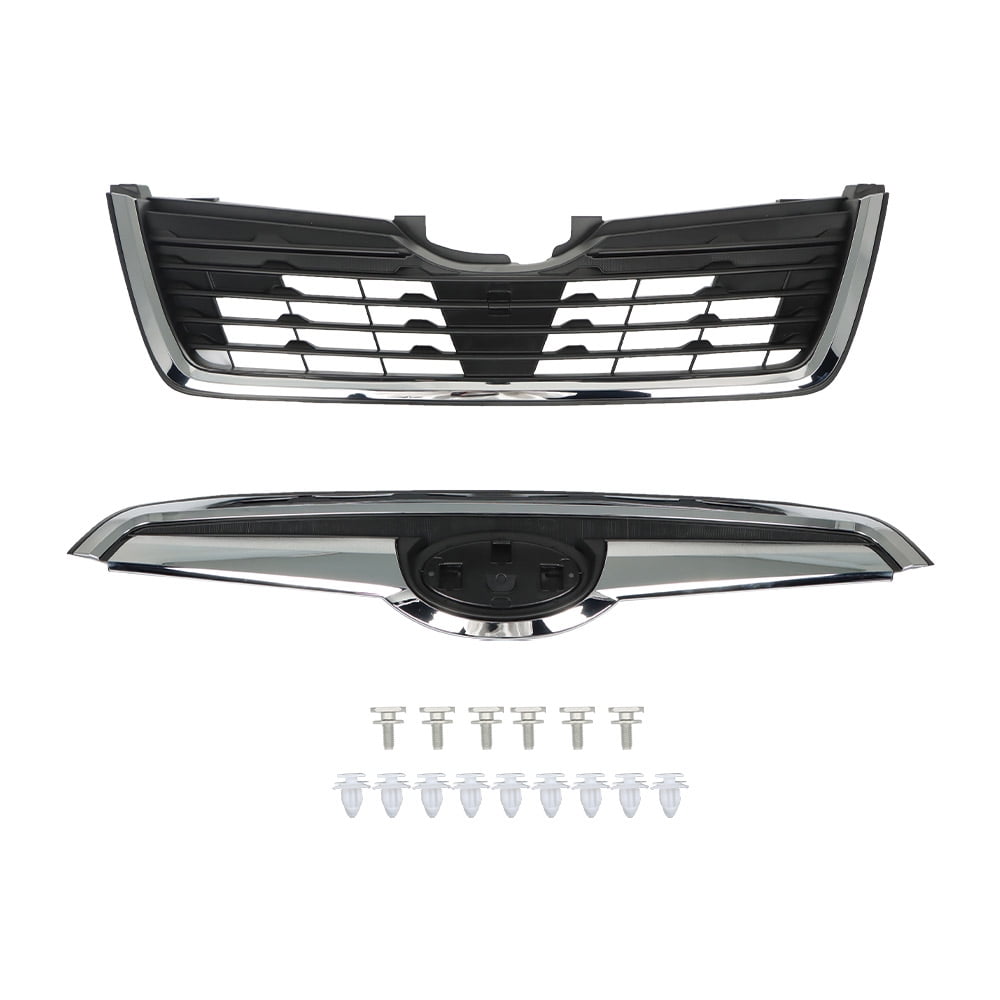 Genrics Front Upper Grille Assembly W/Chrome Tirm For 2019 2020 2021 ...