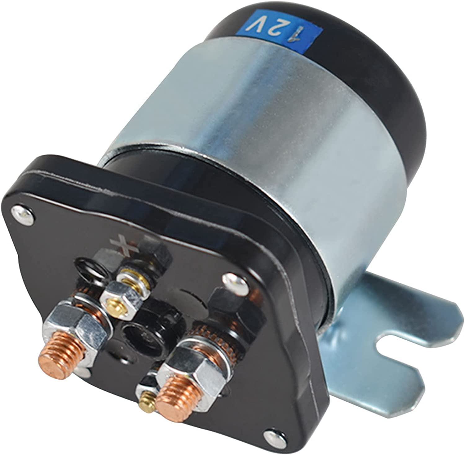 Genrics Golf Cart 4 Terminal Solenoid Replacement, 12V DC, Continuous ...