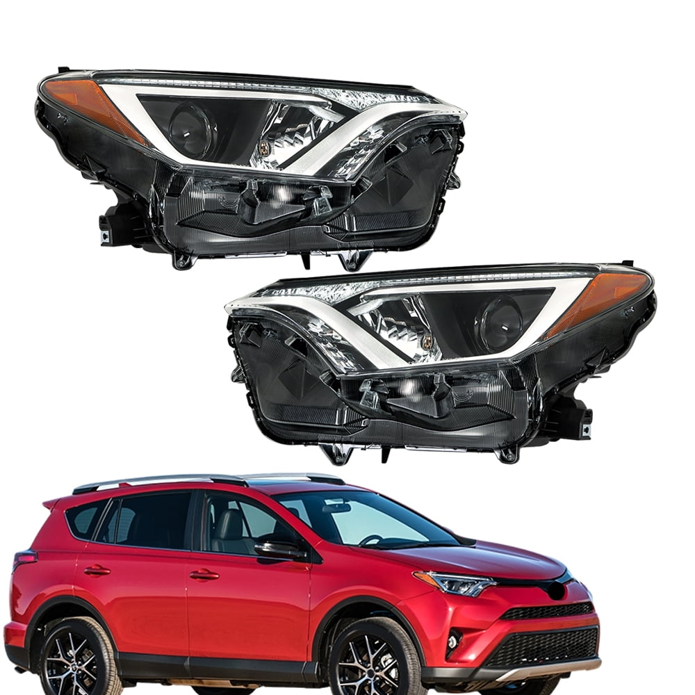 Genrics Headlights Halogen Headlamps Left+Right For 2016 2017 2018 ...