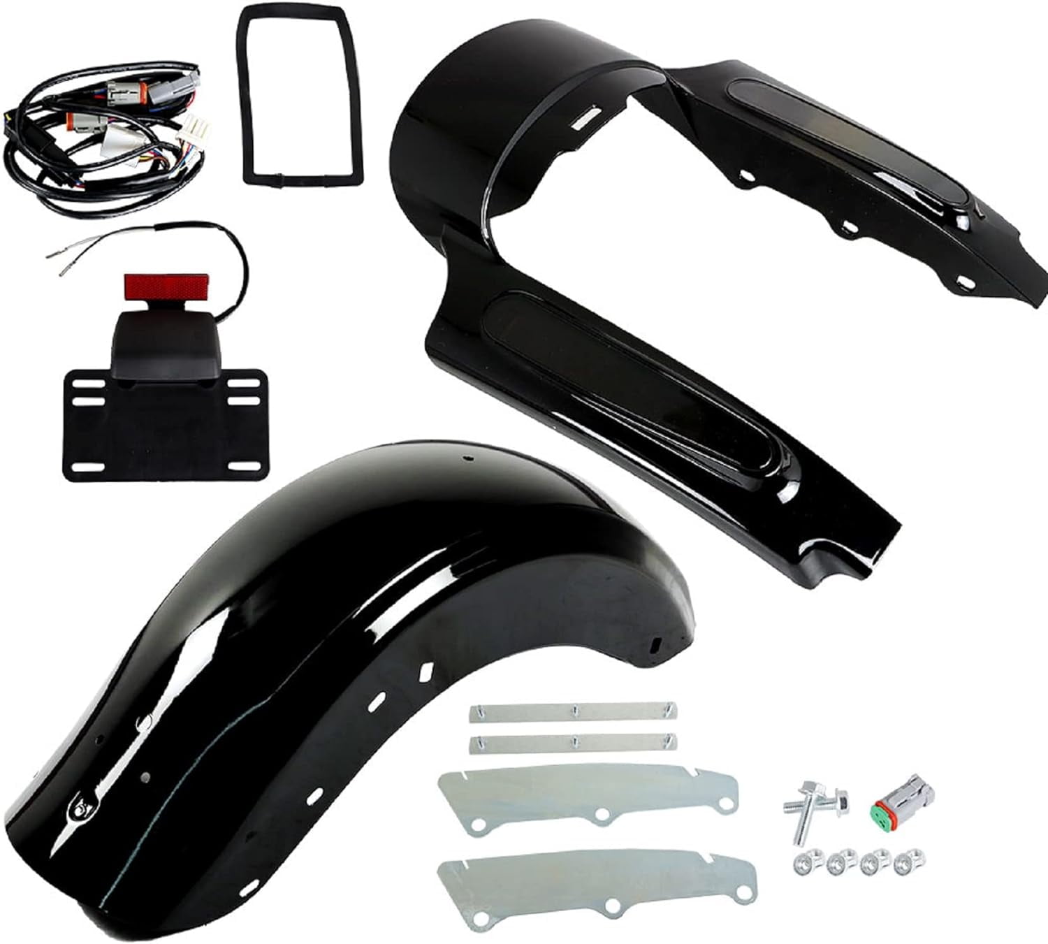 Genrics LED Rear Fender System For CVO Touring Electra Glide Road King ...