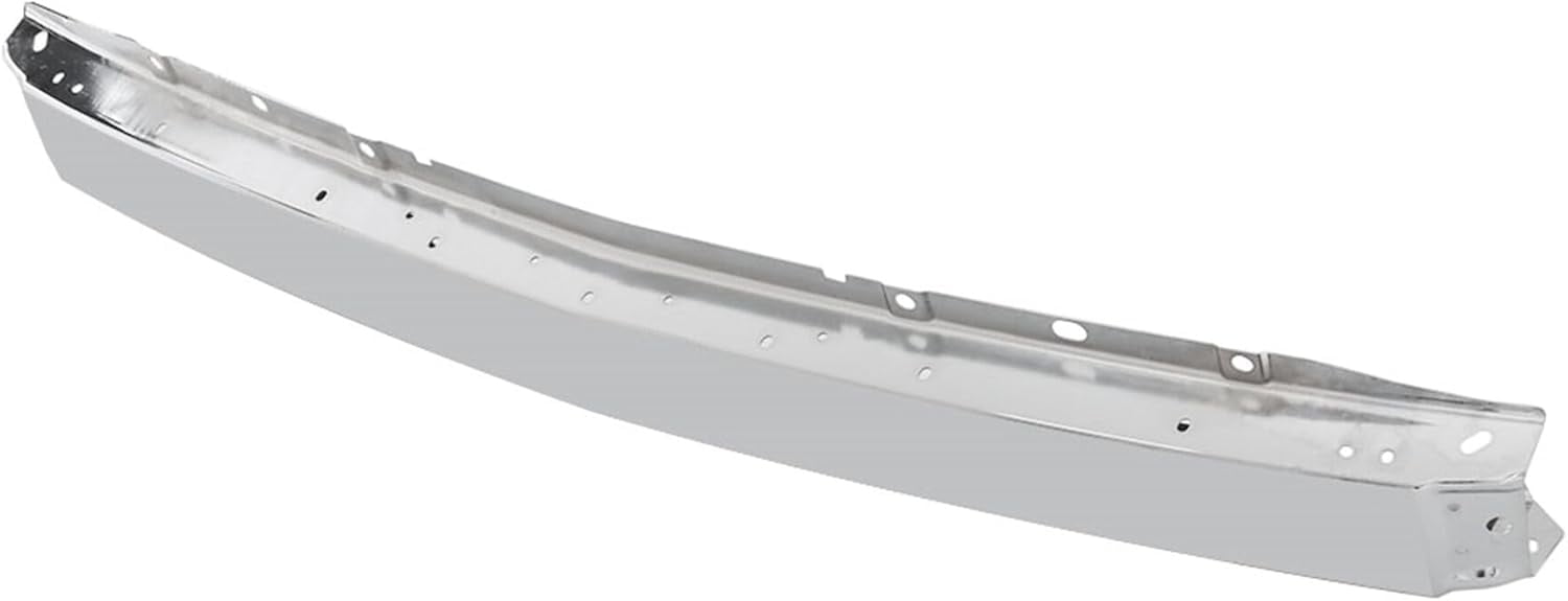 Genrics Steel Chrome Front Bumper Impact Face Bar without Center Air ...