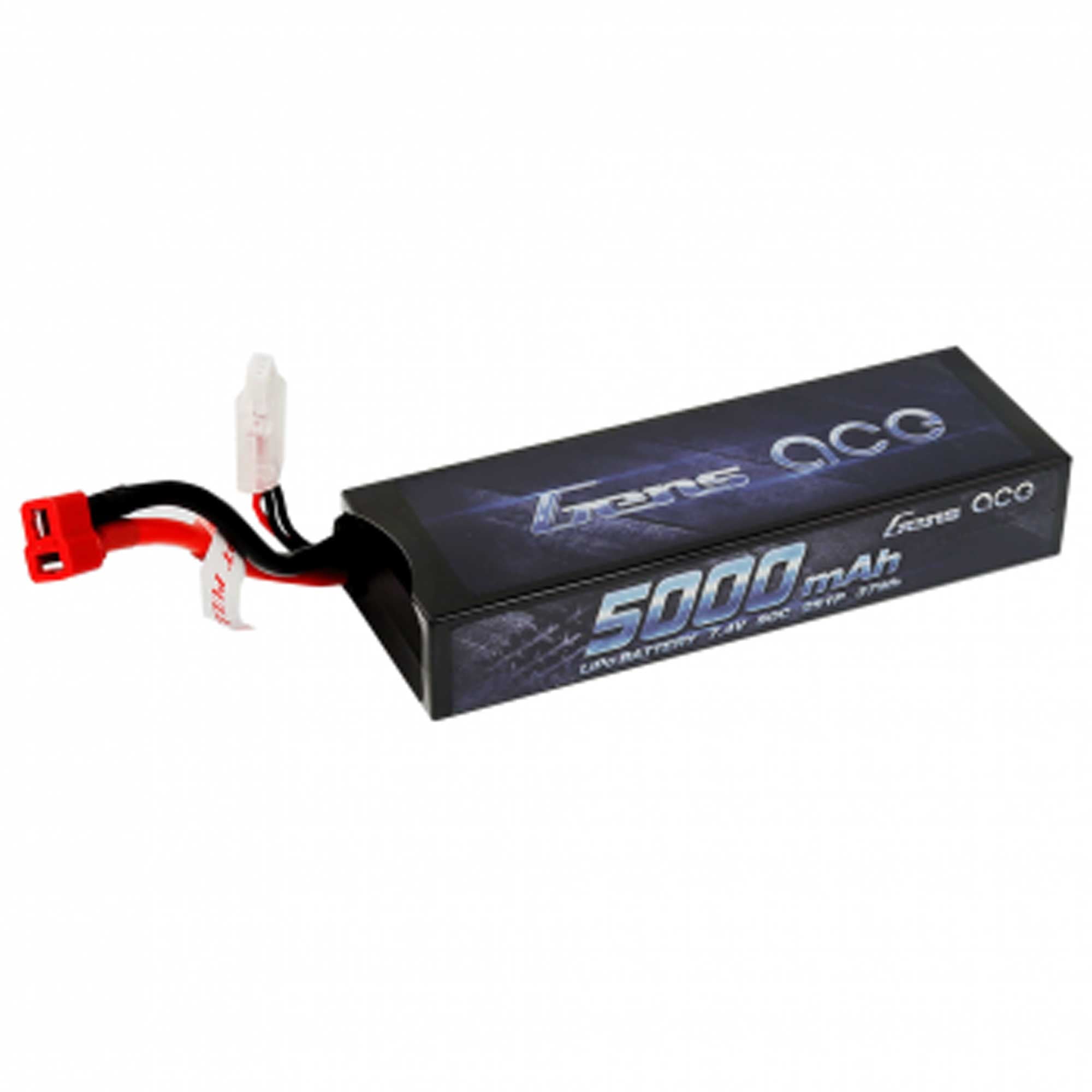 Gens ace 5000mAh 7.4V 50C 2S1P Lipo Battery 21# w/ Deans GEA50002S50D1 ...