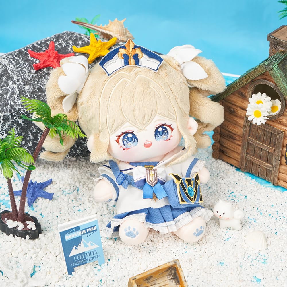 Genshin Barbara Gunnhildr Plushie With One-Piece Clothes 20Cm/7.8 ...