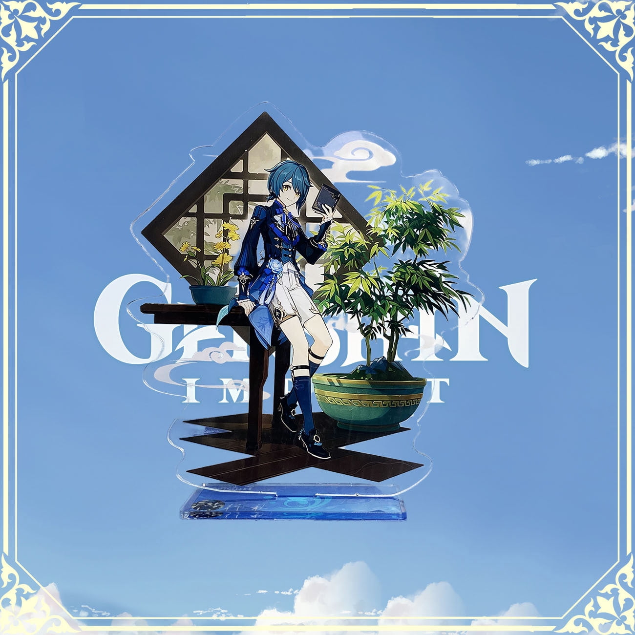 Genshin Impact Acrylic Stand Animation Peripheral Arecino Maplehara ...