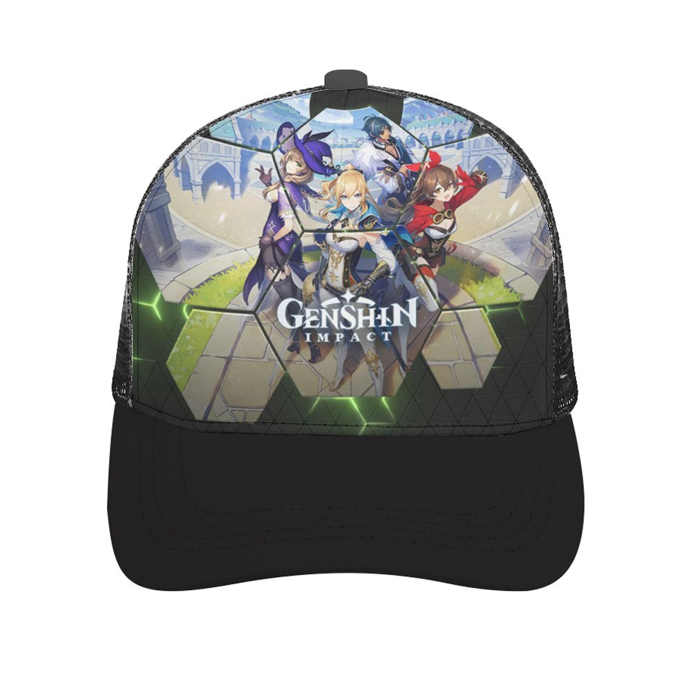 Genshin Impact Adult Baseball Cap Adjustable Sun Visor Hat Prints ...