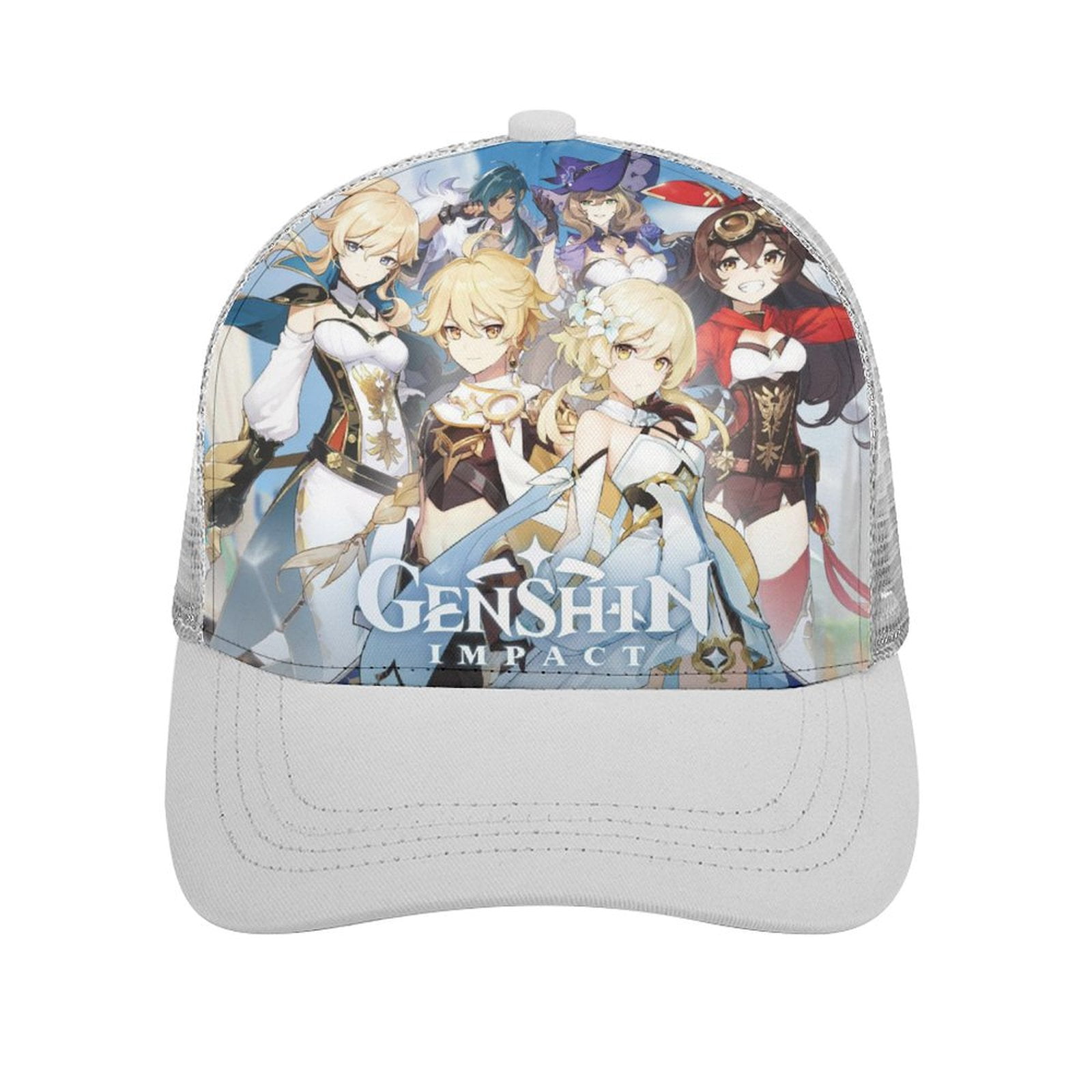Genshin Impact Adult Baseball Cap Adjustable Sun Visor Hat Prints ...