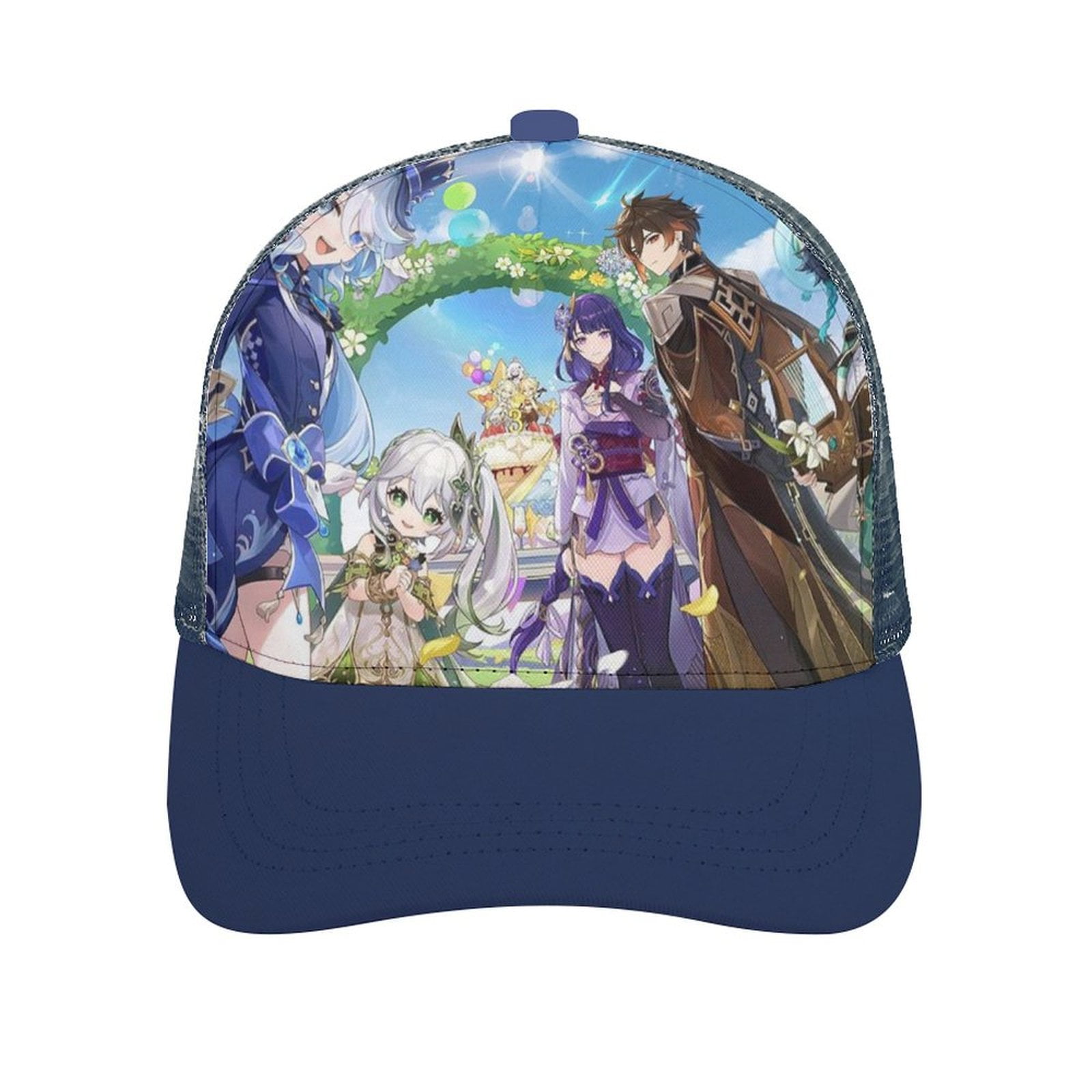 Genshin Impact Adult Baseball Cap Adjustable Sun Visor Hat Prints ...
