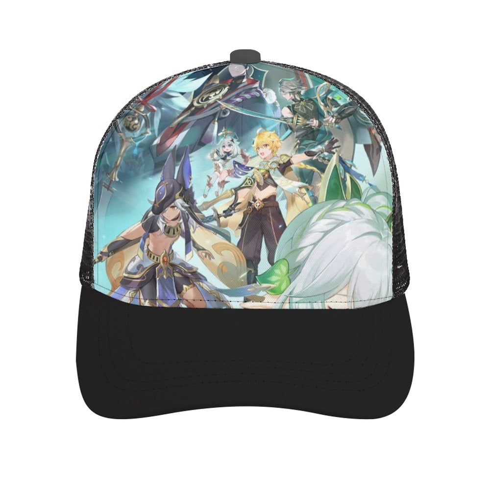 Genshin Impact Adult Baseball Cap Adjustable Sun Visor Hat Prints ...
