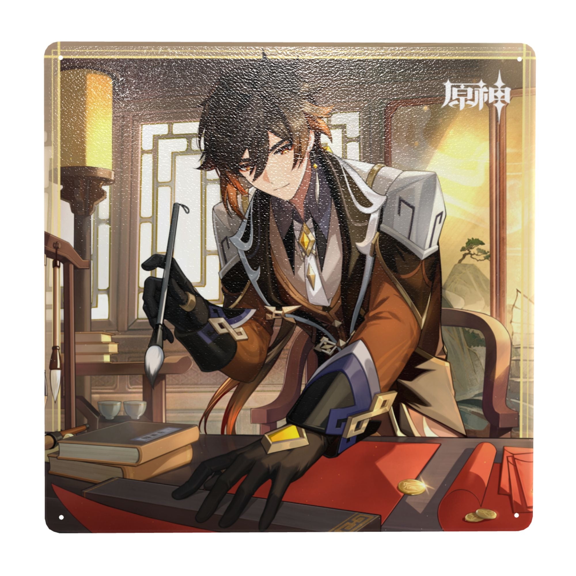 Genshin Impact Art Paint 12 X 12 In Metal(Tinplate Steel) Decorative ...