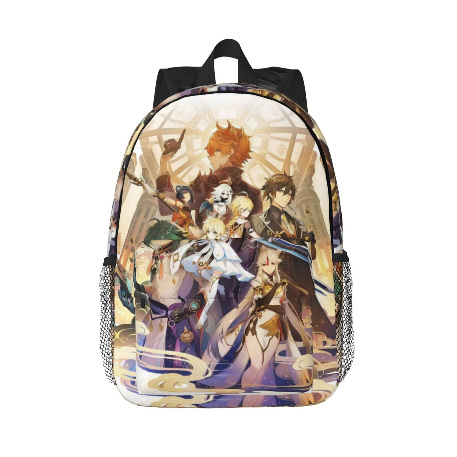 Genshin Impact Backpac Large Capacity Laptop Bags Lightweight Work ...