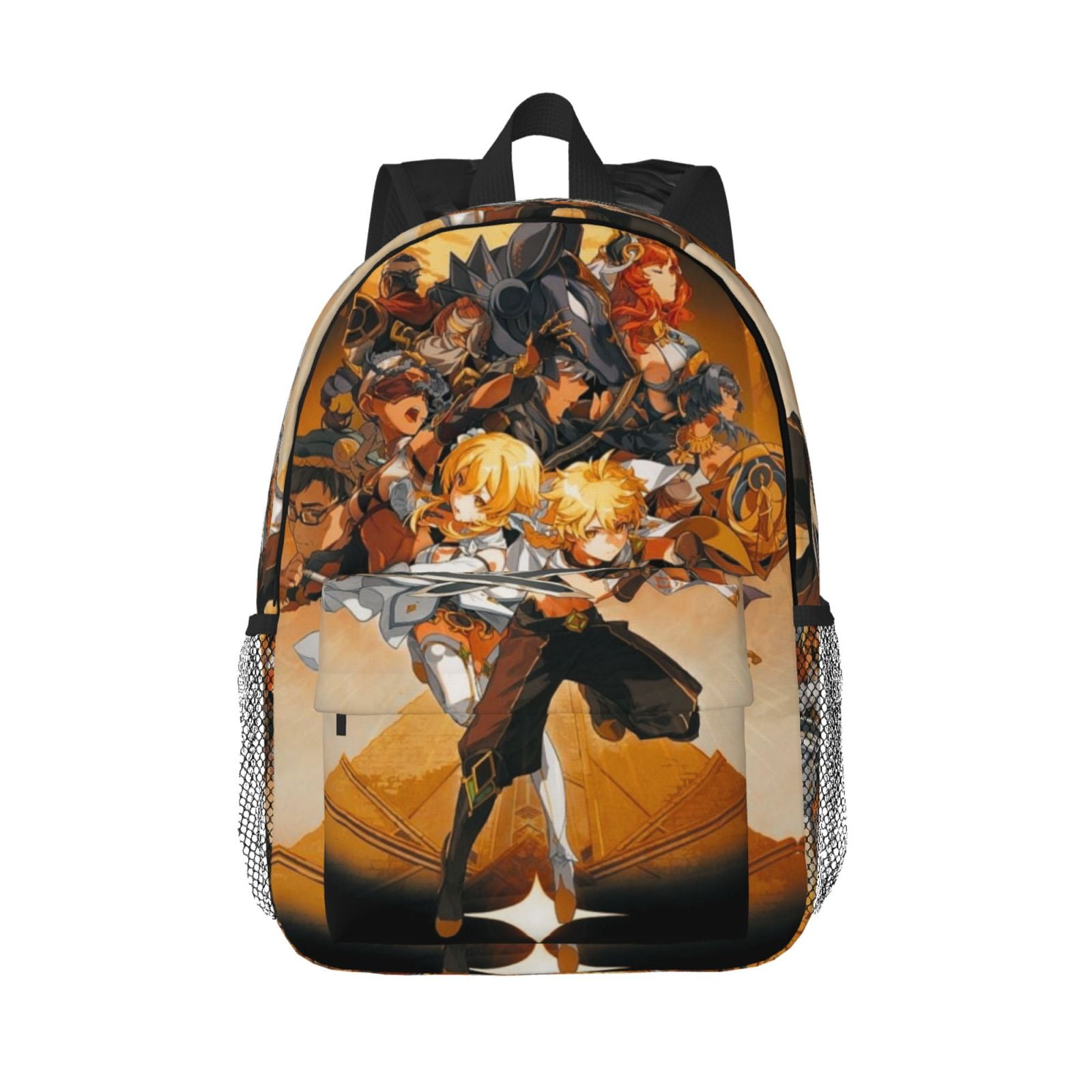 Genshin Impact Backpac Large Capacity Laptop Bags Lightweight Work ...