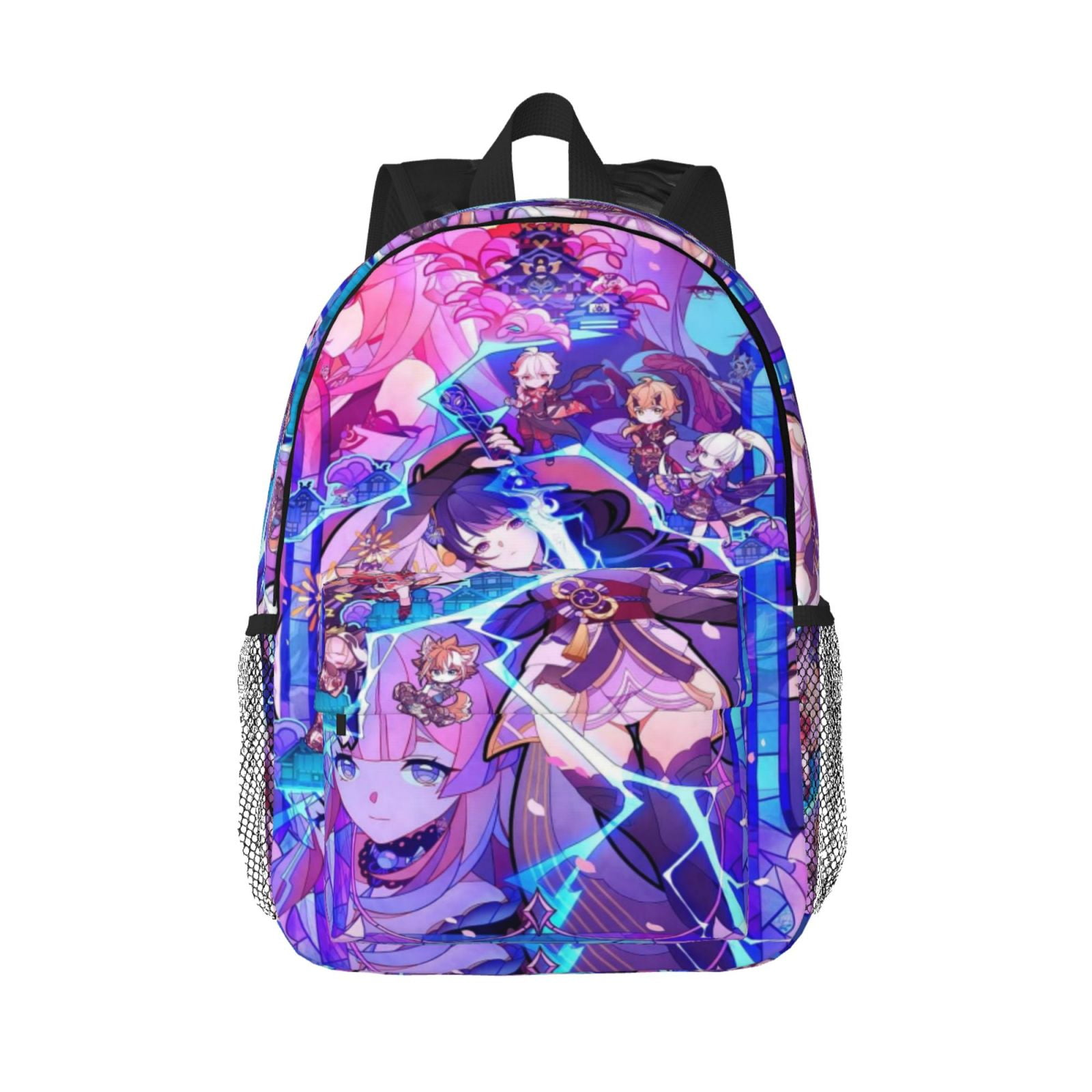 Genshin Impact Backpac Large Capacity Laptop Bags Lightweight Work Travel Hiking Backpac 15 In ...