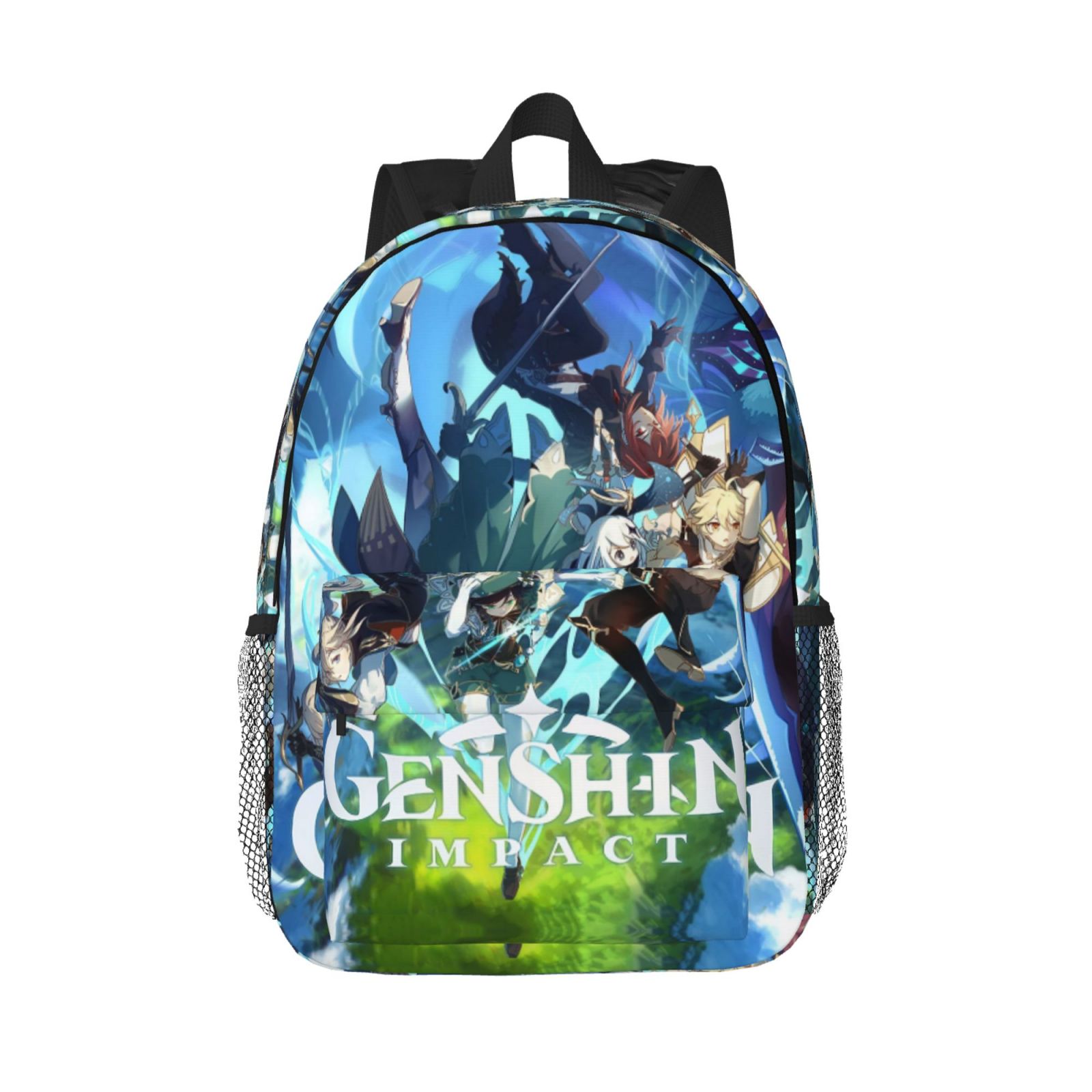 Genshin Impact Backpac Large Capacity Laptop Bags Lightweight Work ...